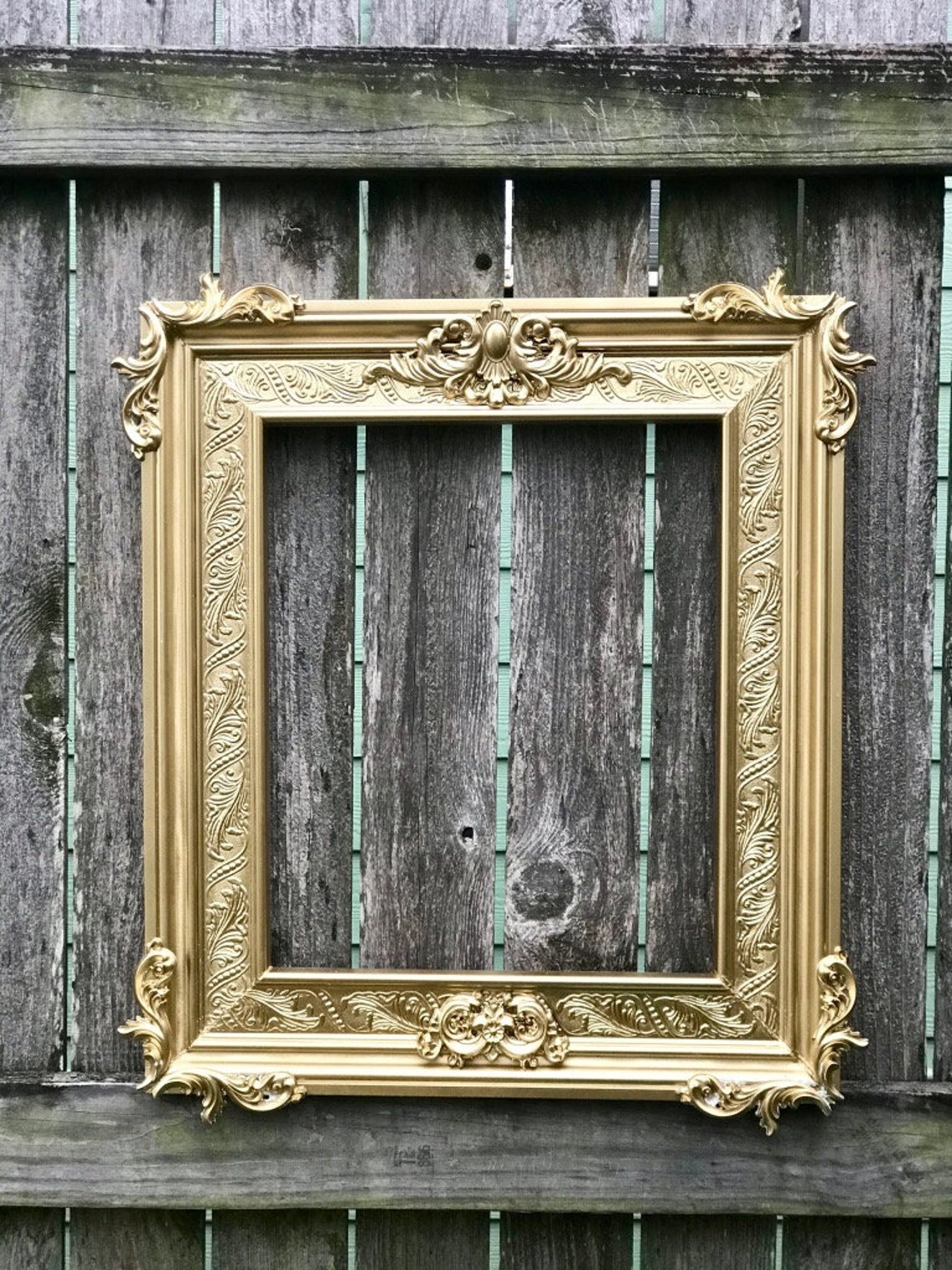 Baroque Style Gold Intricate Picture Frame Wedding Ornate | Etsy