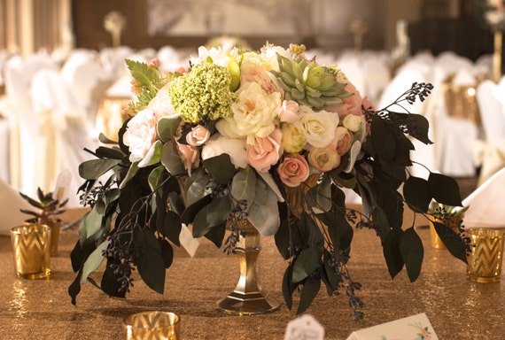Bronze Wedding Centerpieces