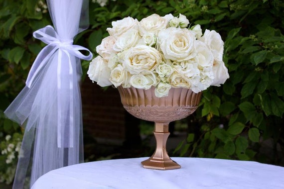 Pink Rose Gold Wedding Centerpeice Table Centrepiece Wedding | Etsy