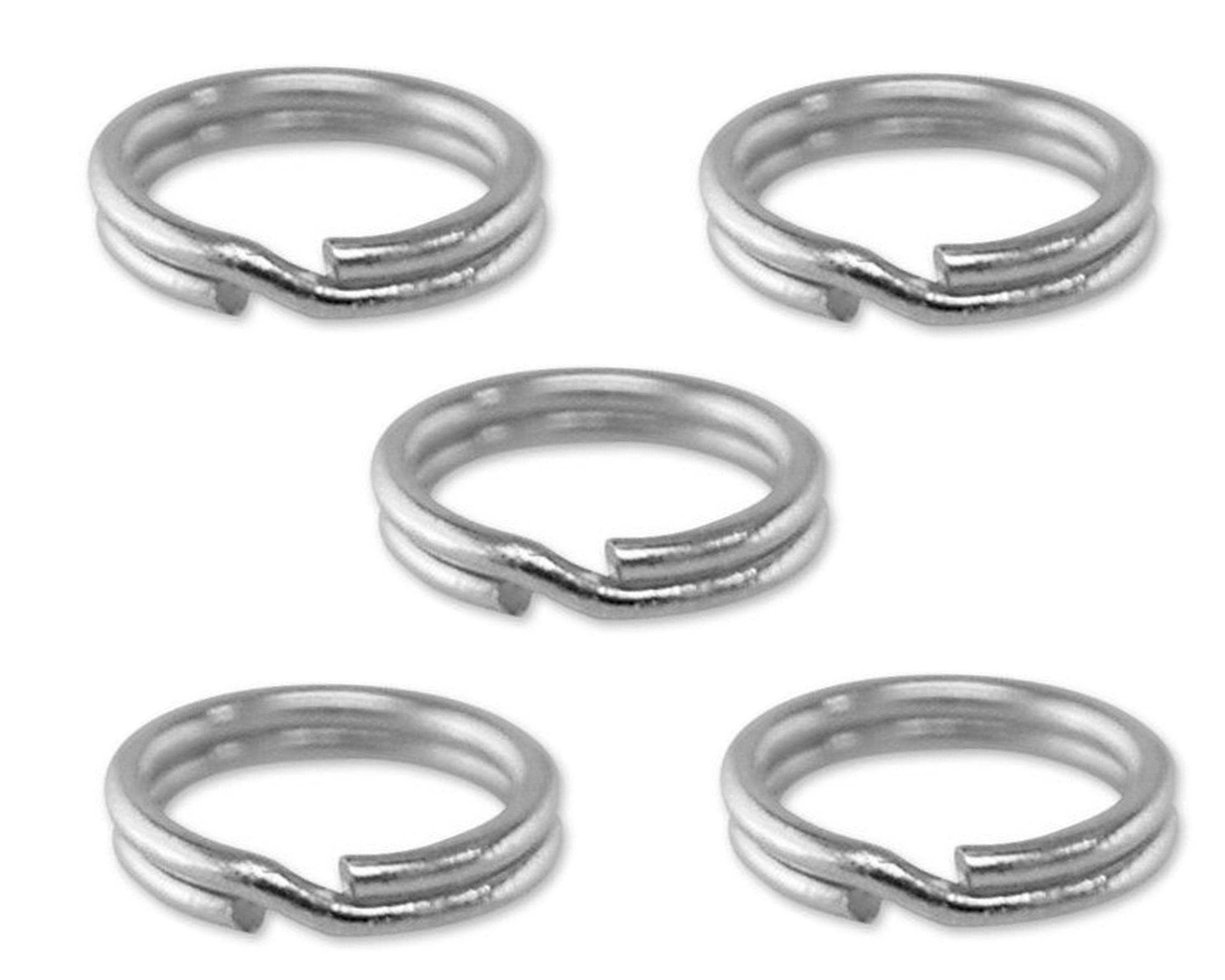 8mm 925 Solid Sterling Silver Split Rings Ring for Fitting - Etsy UK