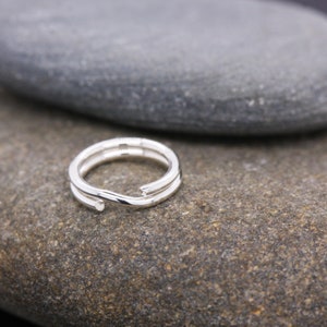 8mm 925 Solid Sterling Silver Split Rings Ring for Fitting Charms & Pendants High Quality ...