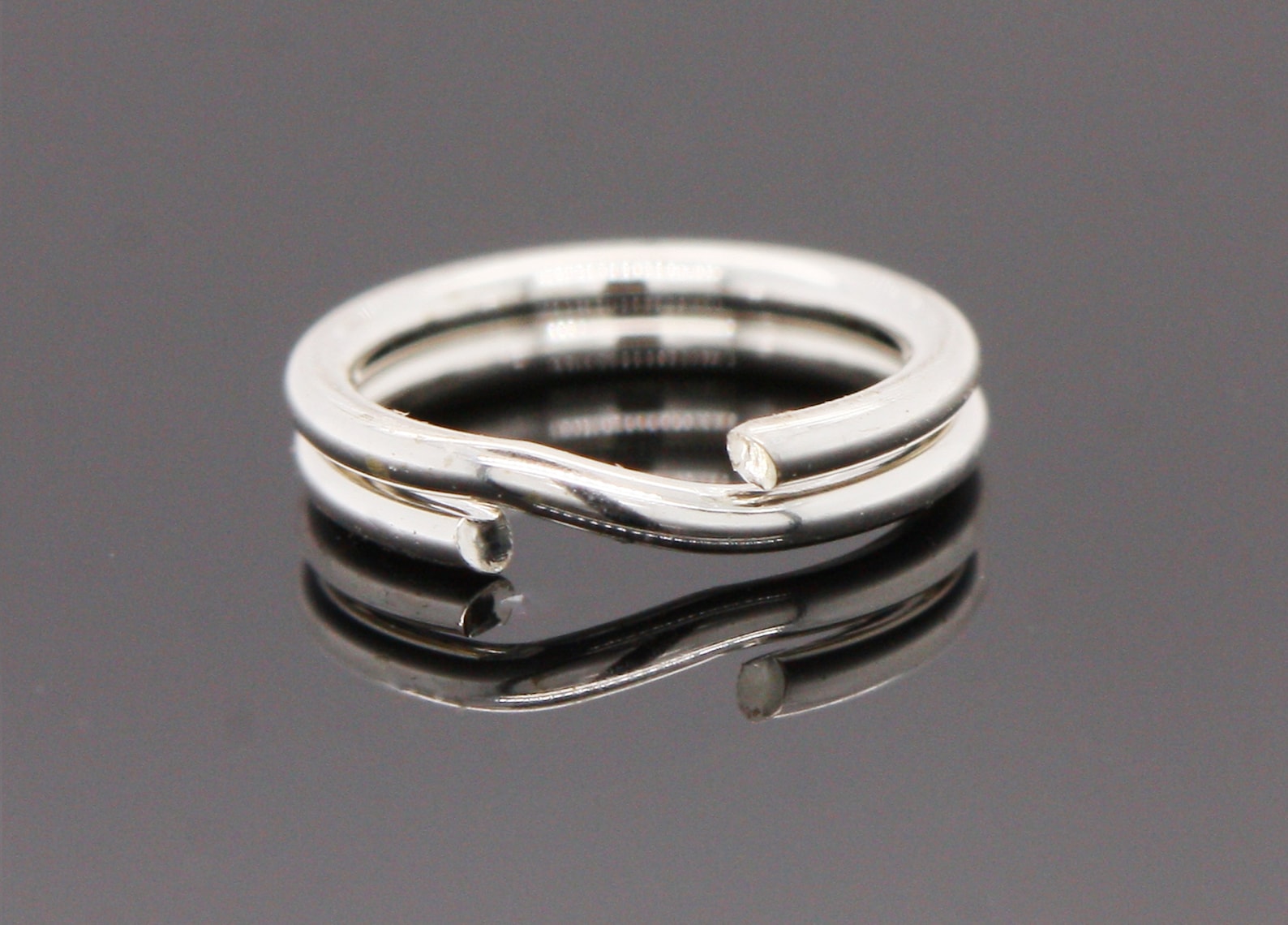 8mm 925 Solid Sterling Silver Split Rings Ring for Fitting - Etsy