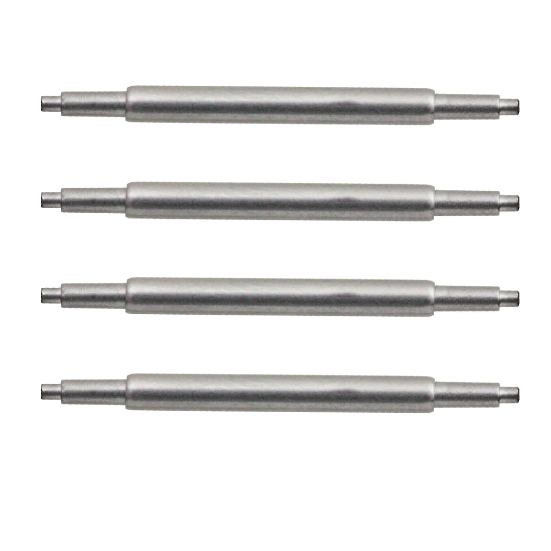 4 X Stainless Steel 1.1mm Diameter Extra Thin Watch Strap Spring Bars ...