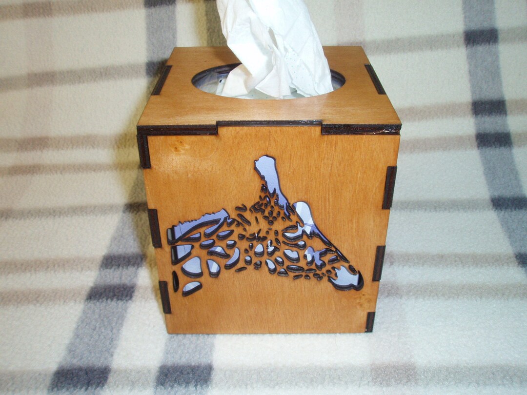 Laser-cut Tissue Box Cover Giraffe Theme - Etsy