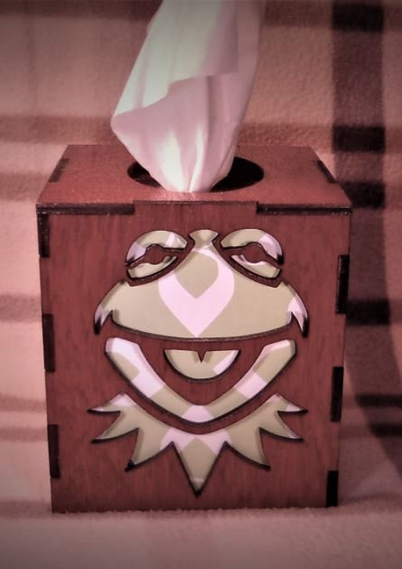 laser-cut-tissue-box-cover-frog-theme-etsy