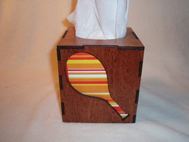Laser-cut Tissue Box Cover Tennis Theme - Etsy