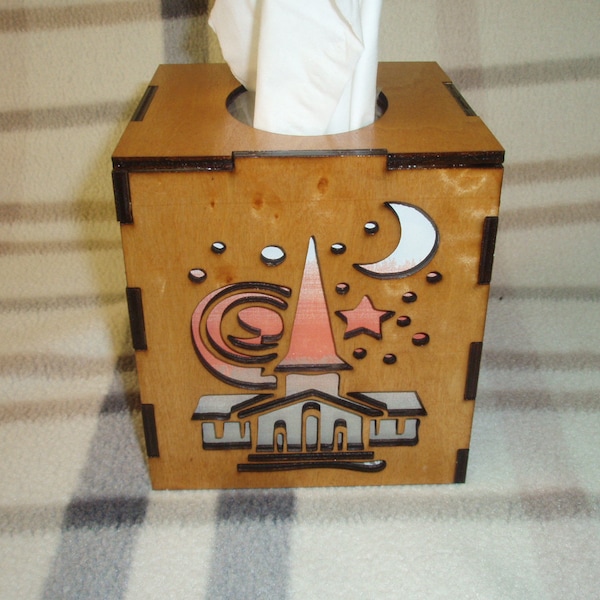 Religious Tissue Box - Etsy