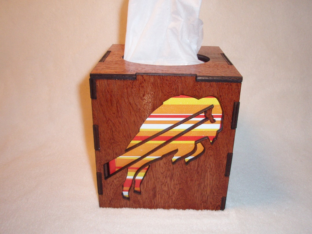 Laser-cut Tissue Box Cover - Buffalo Bills Football Theme - Etsy
