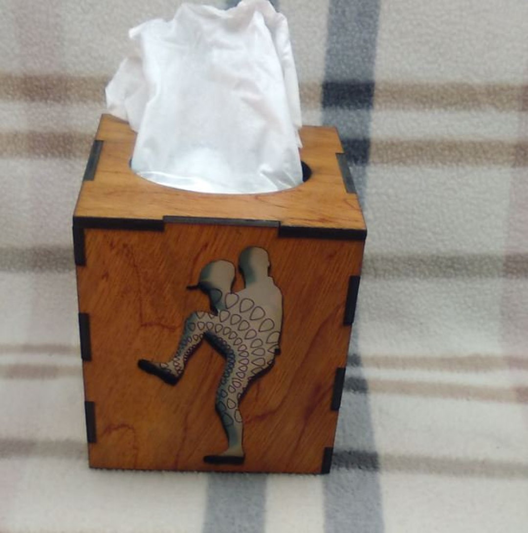 Laser-cut Tissue Box Cover - Baseball Theme - Etsy