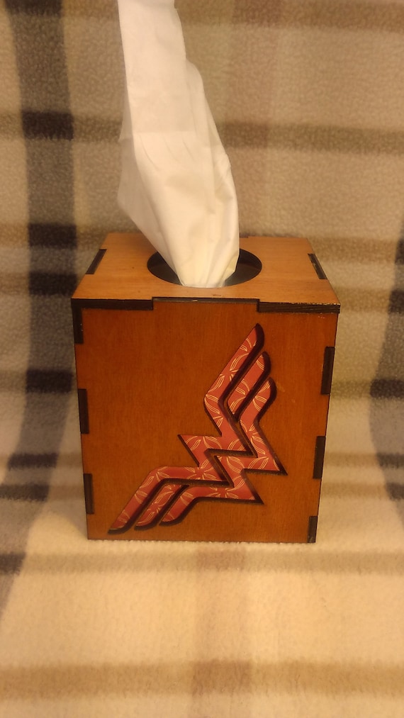 Laser-cut Tissue Box Cover Super Hero Theme - Etsy