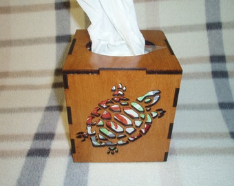 Turtle Tissue Box - Etsy