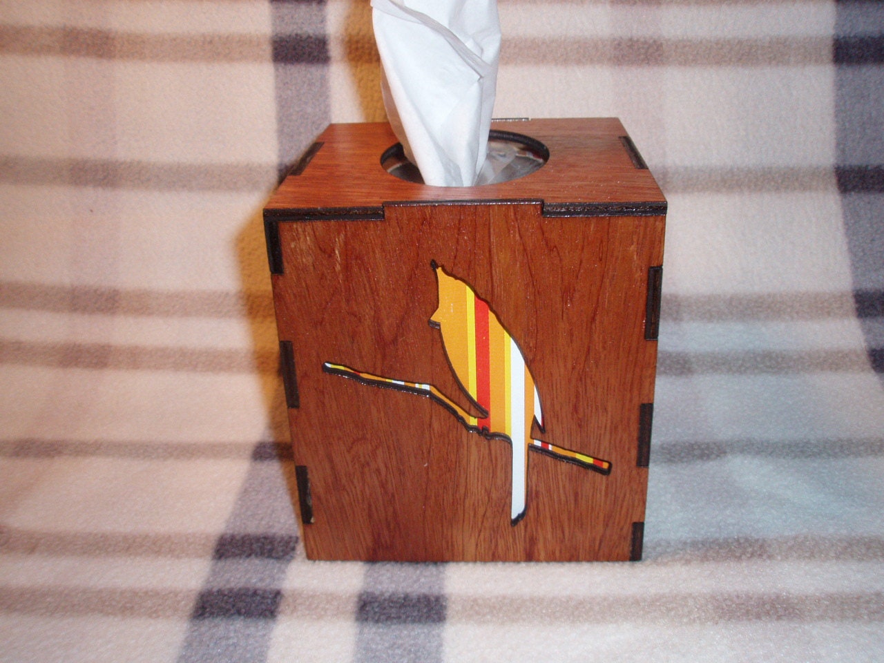 Laser-cut Tissue Box Cover Cardinal Bird Theme - Etsy