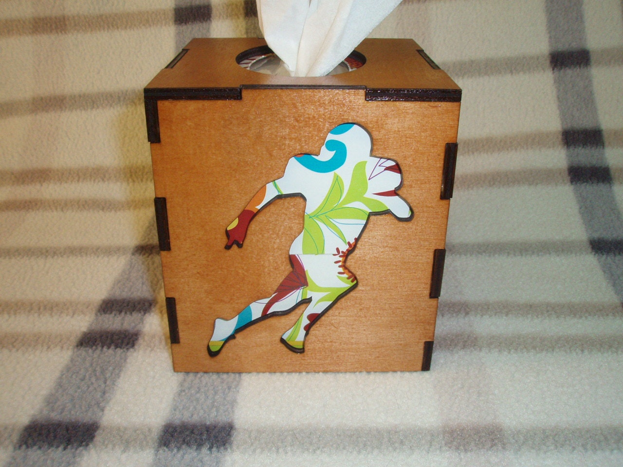 Laser-cut Tissue Box Cover New Orleans Saints Football Theme - Etsy