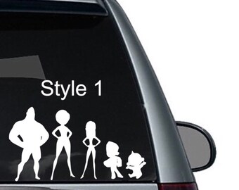 Superhero Car Decal - Etsy