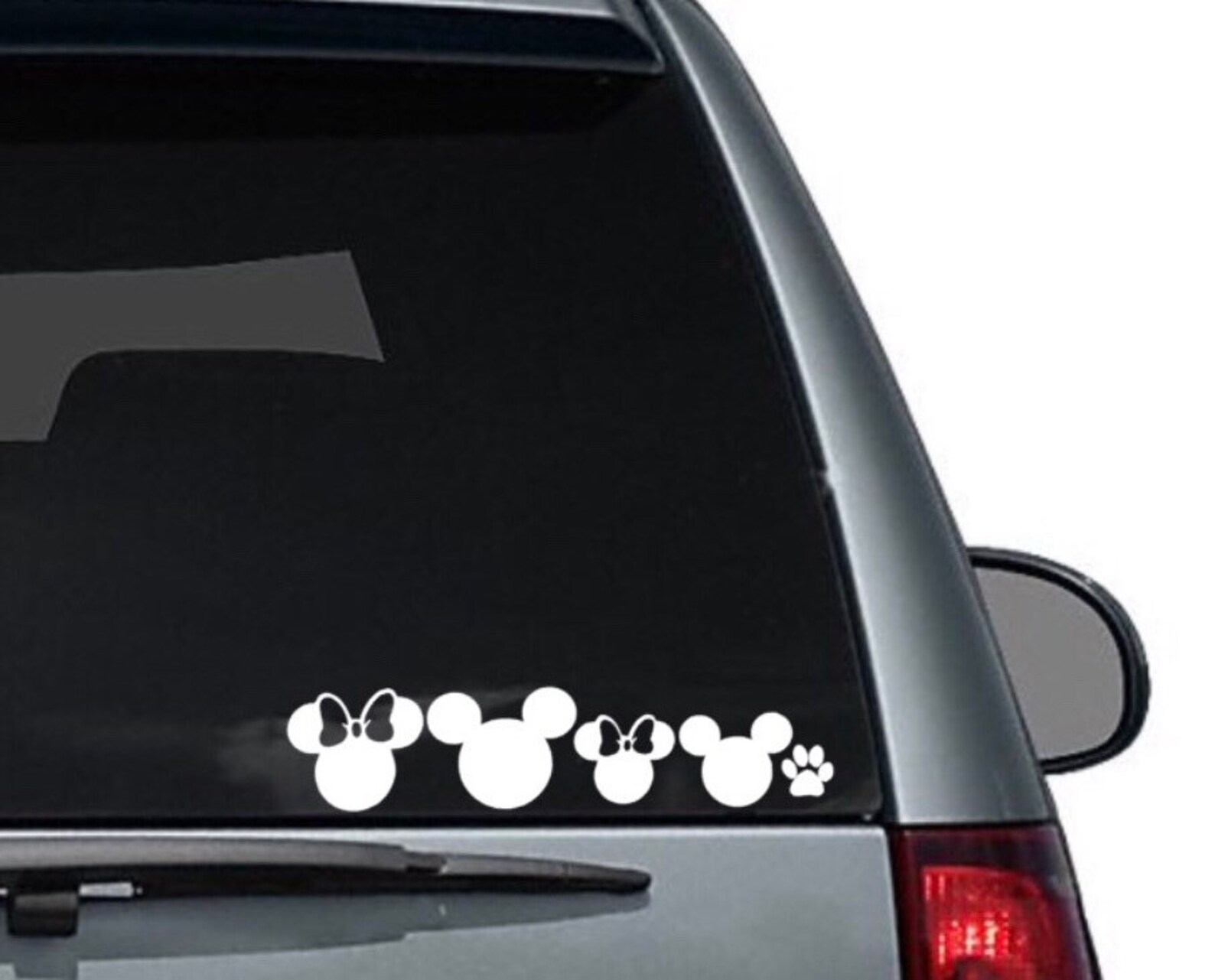 Mickey Mouse ears family decal for cars or laptop or other | Etsy