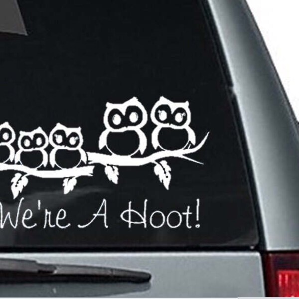 Owl Car Decal - Etsy