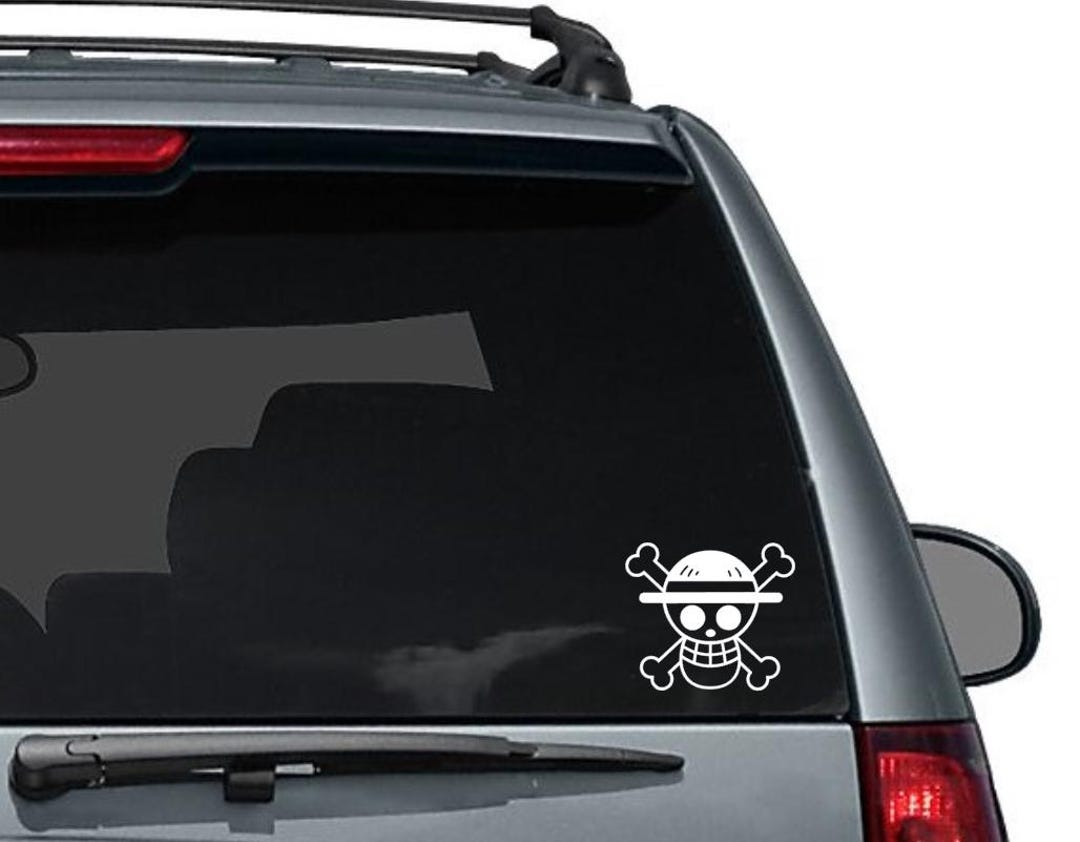 Jolly Roger One Piece Car Decal for Cars Laptops and Other Surfaces ...