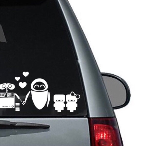 Robot Wall Decal - Etsy