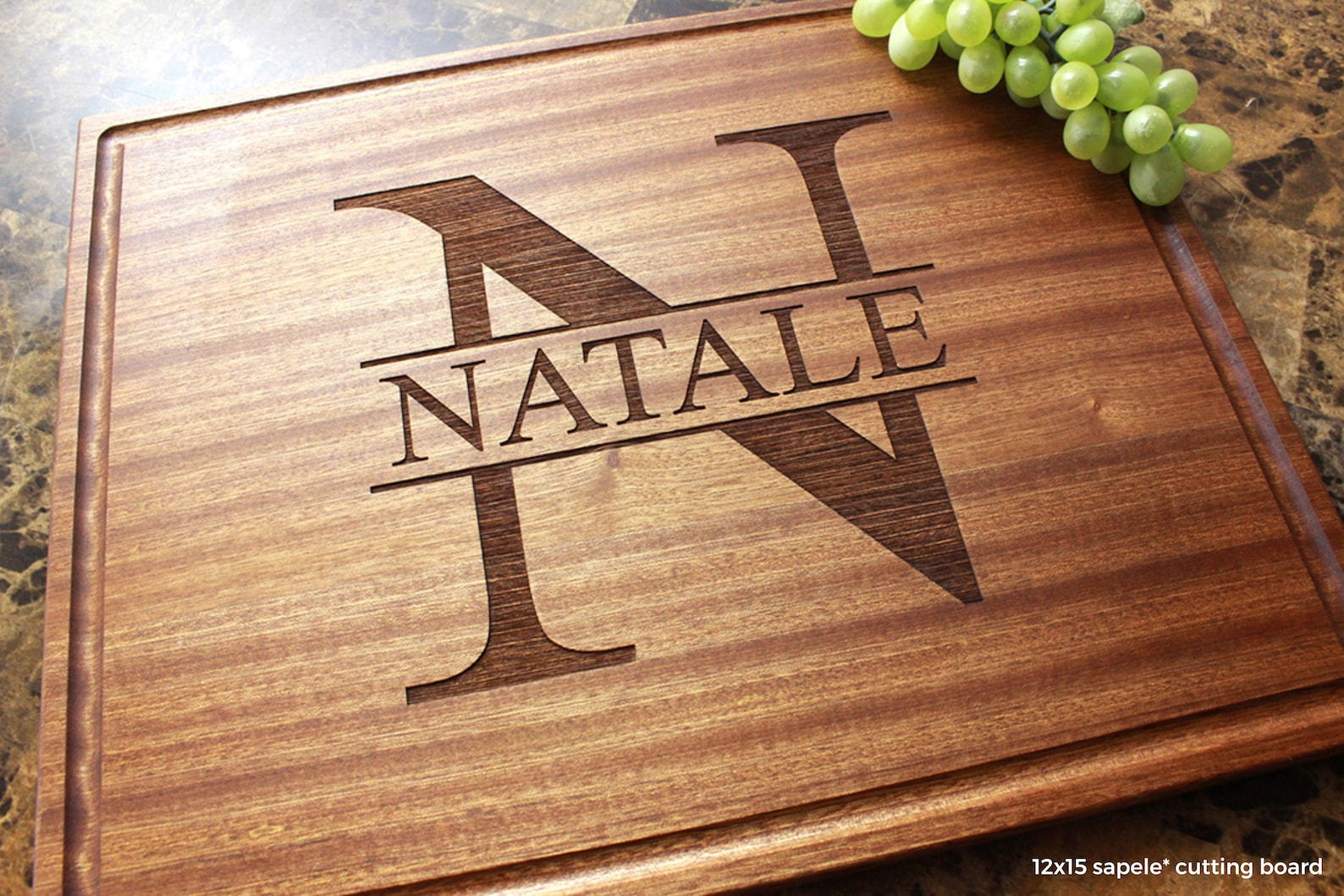 Handmade Cutting Board Personalized Monogram Name Design - Etsy