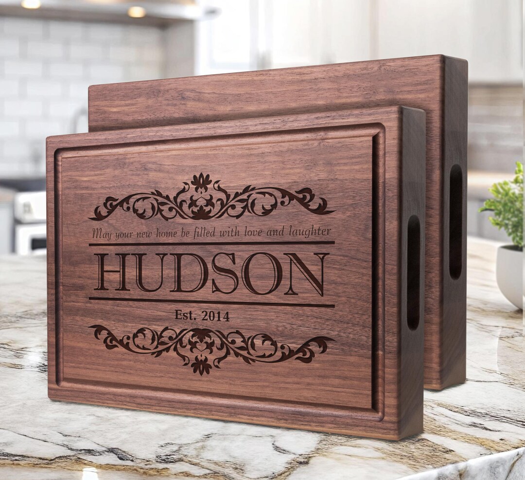 Handmade Chopping Block Personalized Rustic Quote Design #301-wedding ...