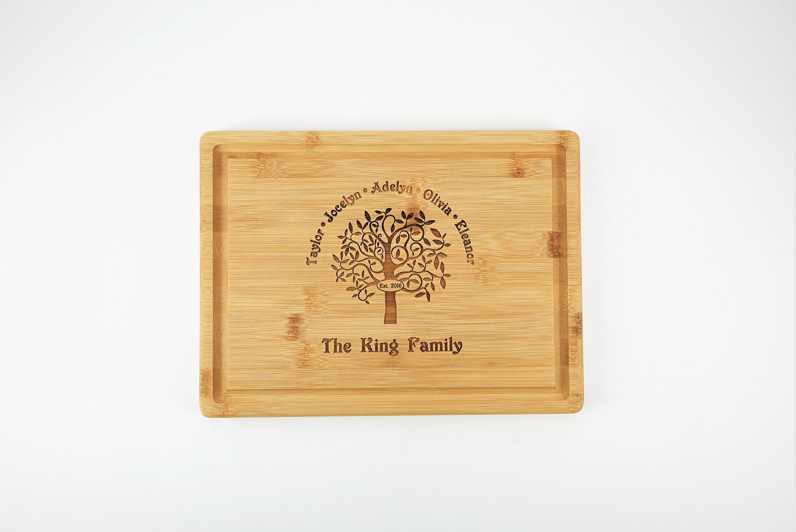 Handmade Cutting Board Personalized Family Tree Design - Etsy