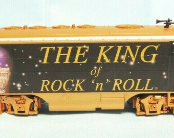 Elvis Hawthorne Village Bachmann KING OF ROCK Roll Train New in the Box ...