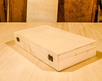 Unfinished wood box | Etsy