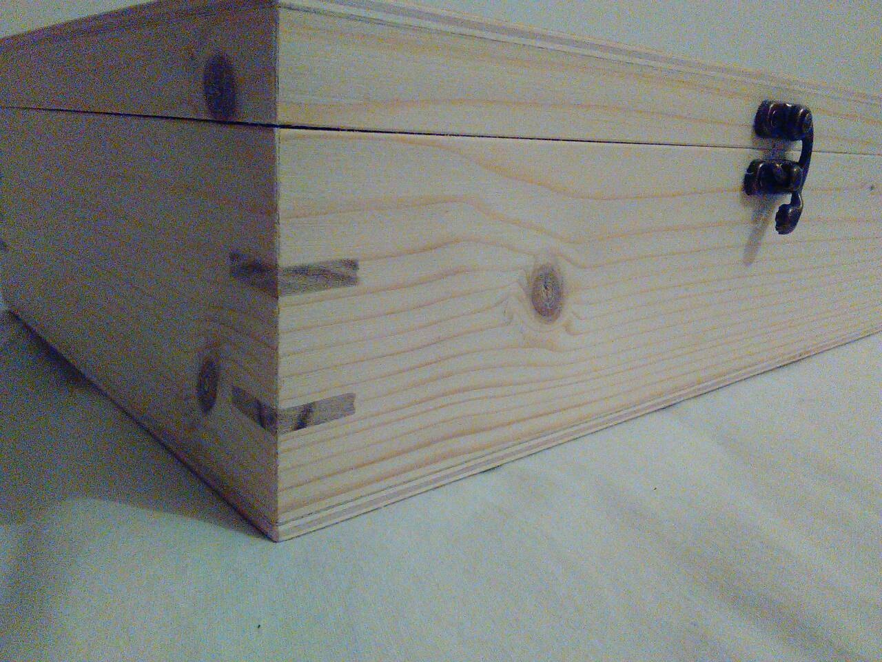 Unfinished Wood Box 6 Compartment Wood Box Splined Box Tea - Etsy