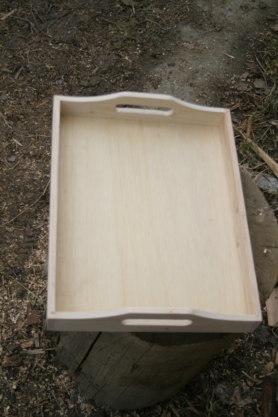 Unfinished Wooden Serving Trays