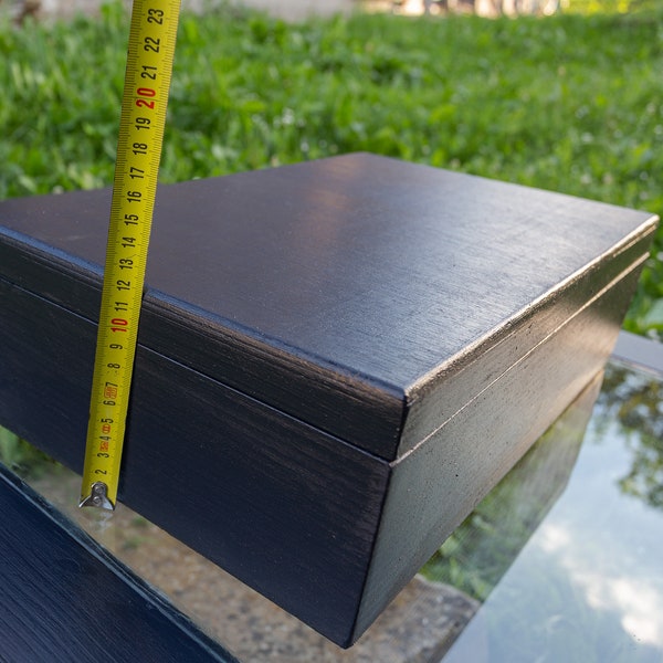 Painted Wood Box - Etsy
