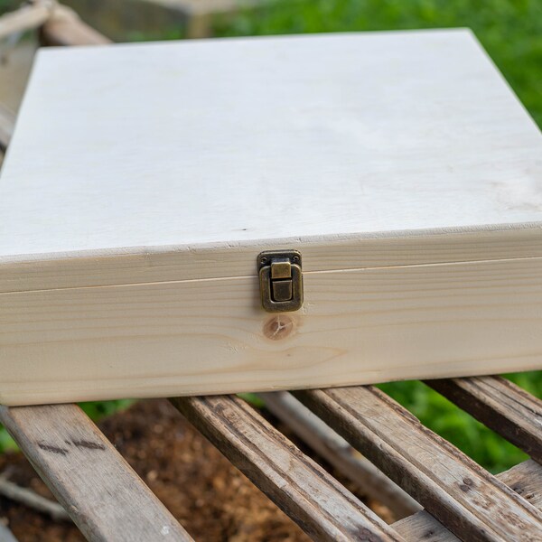 Unfinished Wood Box - Etsy