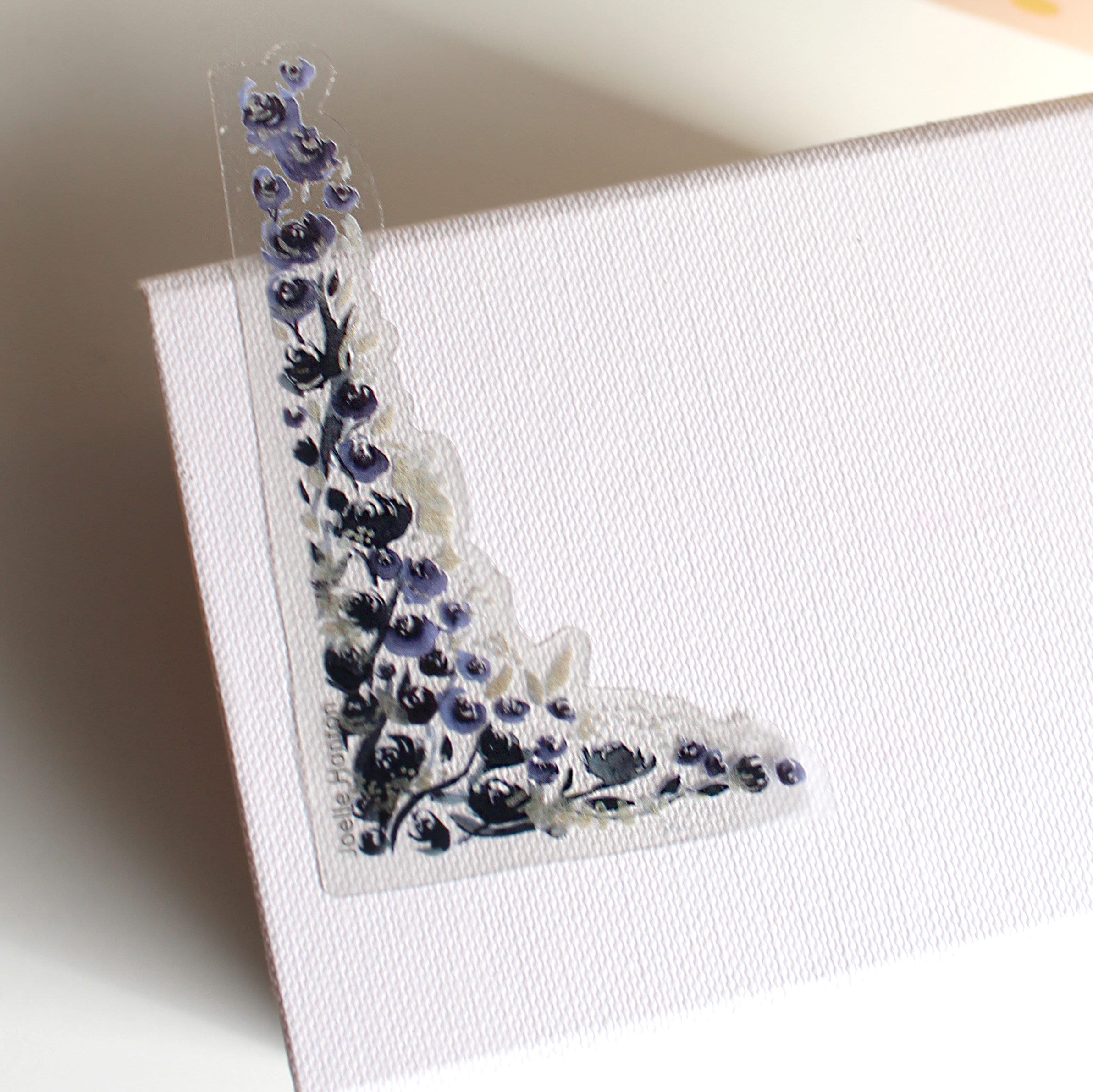 1 Clear Vinyl Corner Sticker Decal Tiny Black and Gold Roses - Etsy