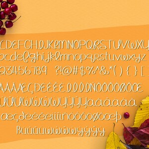 Hello Fall Handwritten Font Digital Download, True Type TTF & Open Type ...