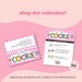 PYO Cookie Instructions Card Printable | 4x5 Paint Your Own Cookie ...