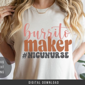 NICU Nurse SVG Bundle | Neonatal Nurse T-shirt Design Digital Download ...