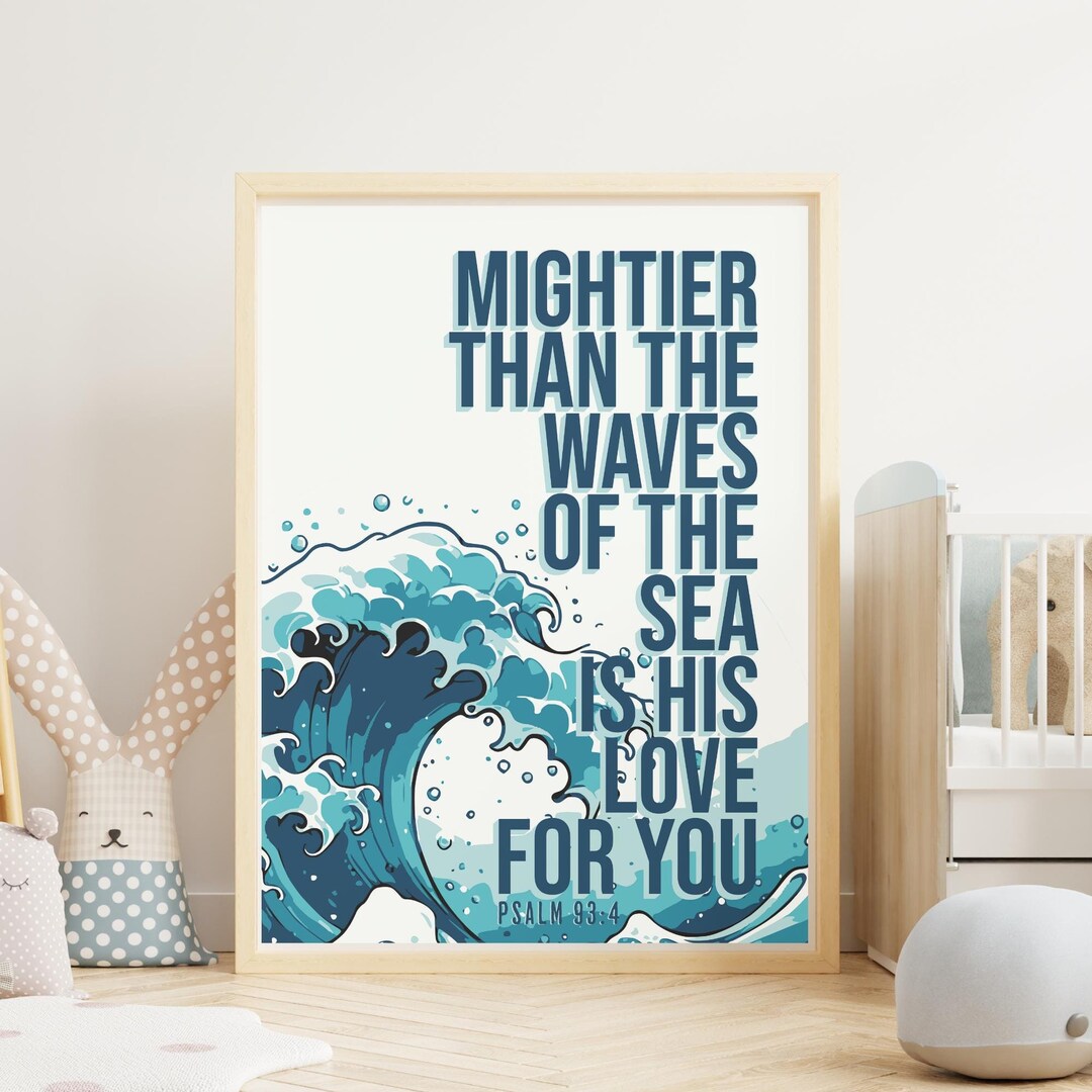 Bible Verse Wall Art, Christian Printable Wall Art Poster Digital ...