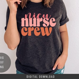 NICU Nurse SVG Bundle | Neonatal Nurse T-shirt Design Digital Download ...
