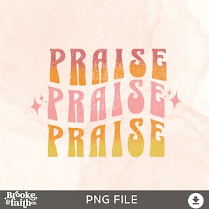 Christian PNG Bundle, Praise & Worship T-shirt Designs, Praise the Lord ...