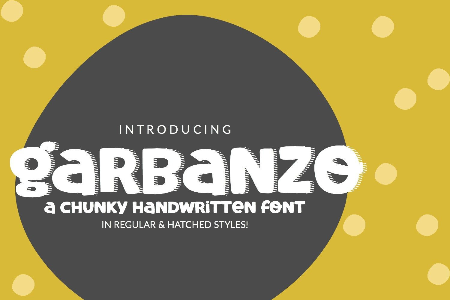 Garbanzo Digital Font Download for Commercial Use, Handwritten Typeface ...