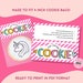 4 Inch PYO Cookie Bag Topper | Paint Your Own Cookie Packaging ...