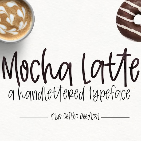 Mocha Embroidery Font - Etsy