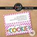 4 Inch PYO Cookie Bag Topper | Paint Your Own Cookie Packaging ...