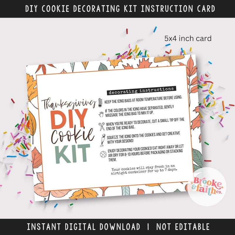 Thanksgiving Cookies - Etsy