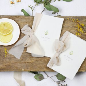 Custom Wedding Vow Books | Lemon Vow Book Set | Personalized Vows ...