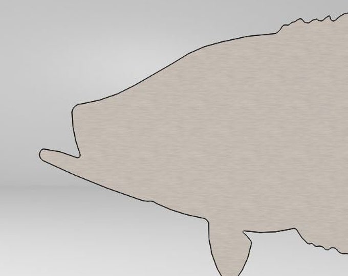 Crappie Fish DXF Cut File - Etsy