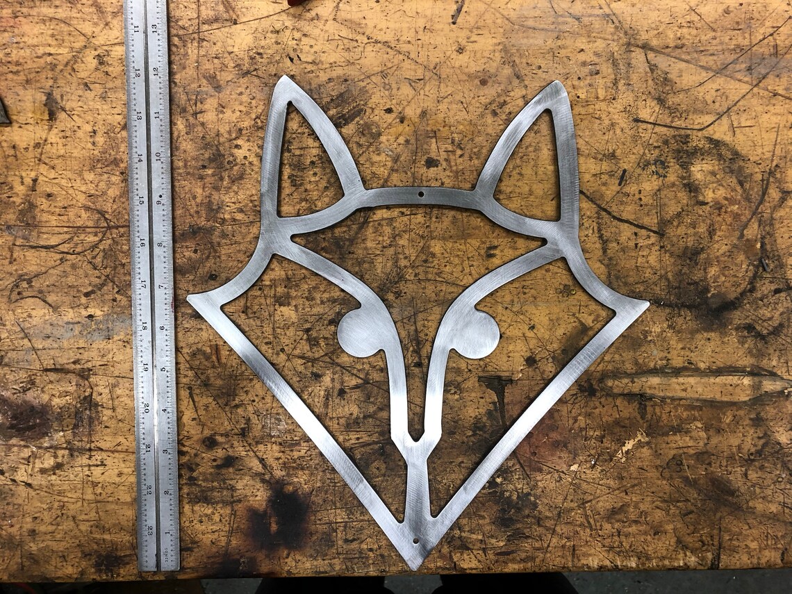 12 Plasma Cut Fox Wall Decoration woodland - Etsy