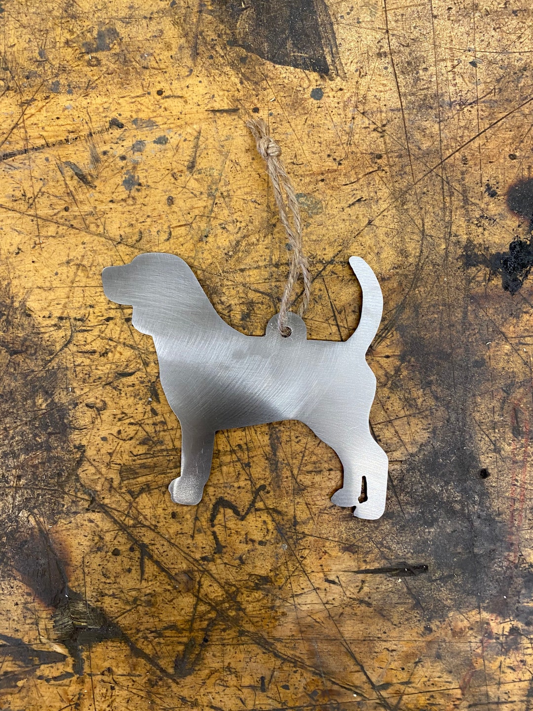 Beagle Ornament Metal Ornament Dog Christmas Tree Decoration Holiday ...