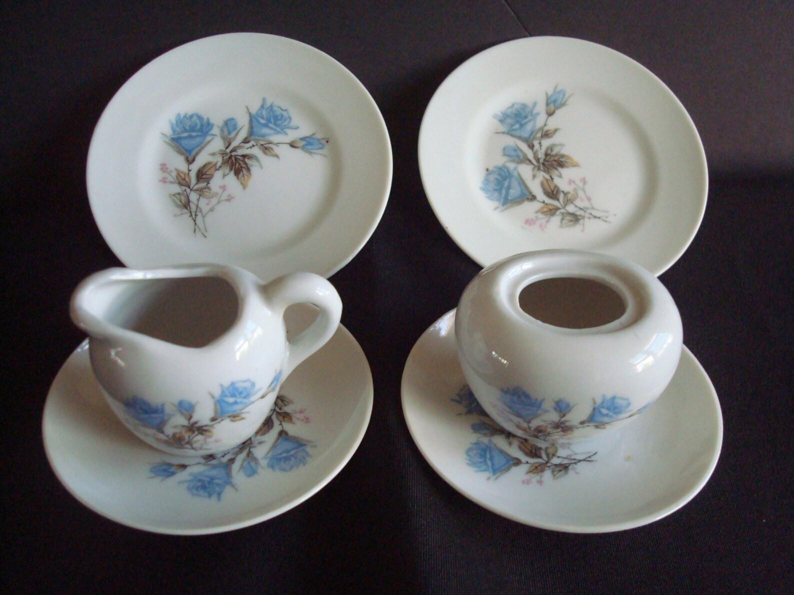 Miniature China Tea Set Mini China Tea Set Doll House Tea | Etsy