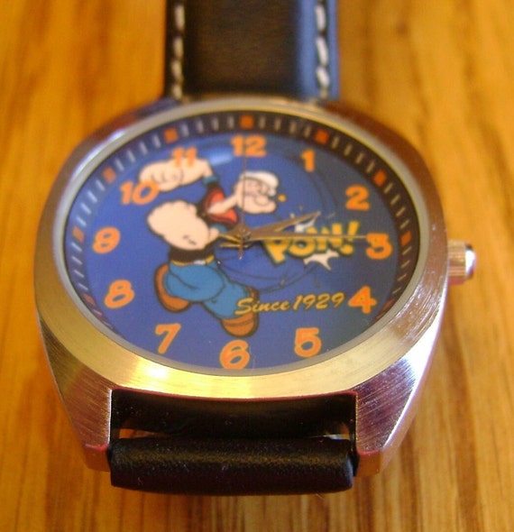 Vintage Popeye watch 75 Years/ Rare / MINT condition … - Gem
