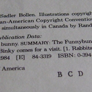 The Very Bad Bunny Book by Marilyn Sadler / Vintage Children's Book ...